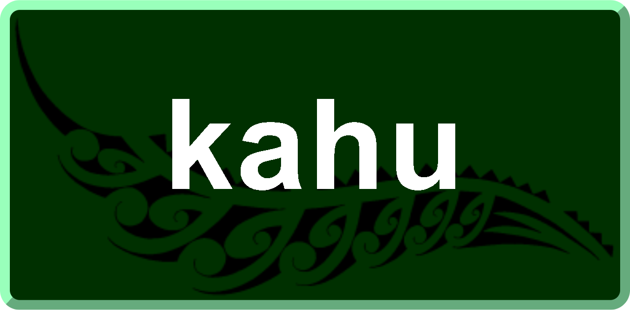 kahu: cloak