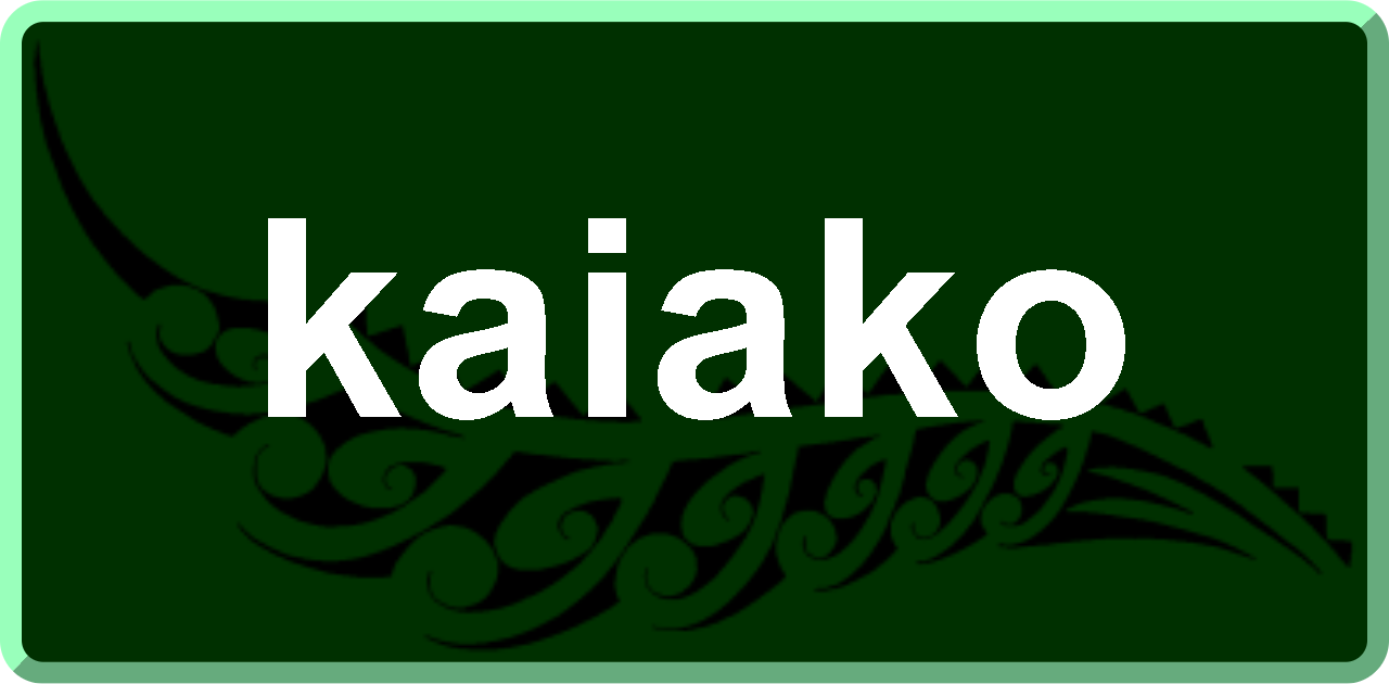 kaiako: teacher