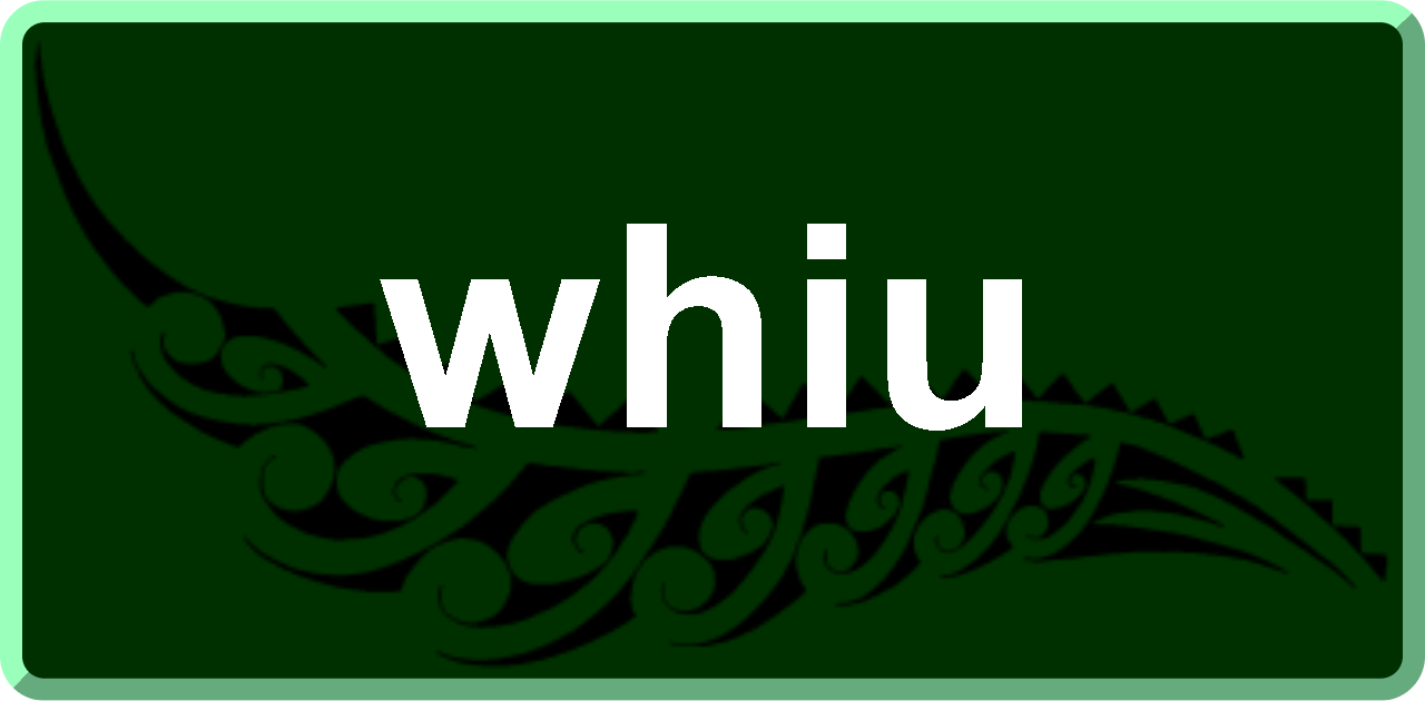 whiu: to throw