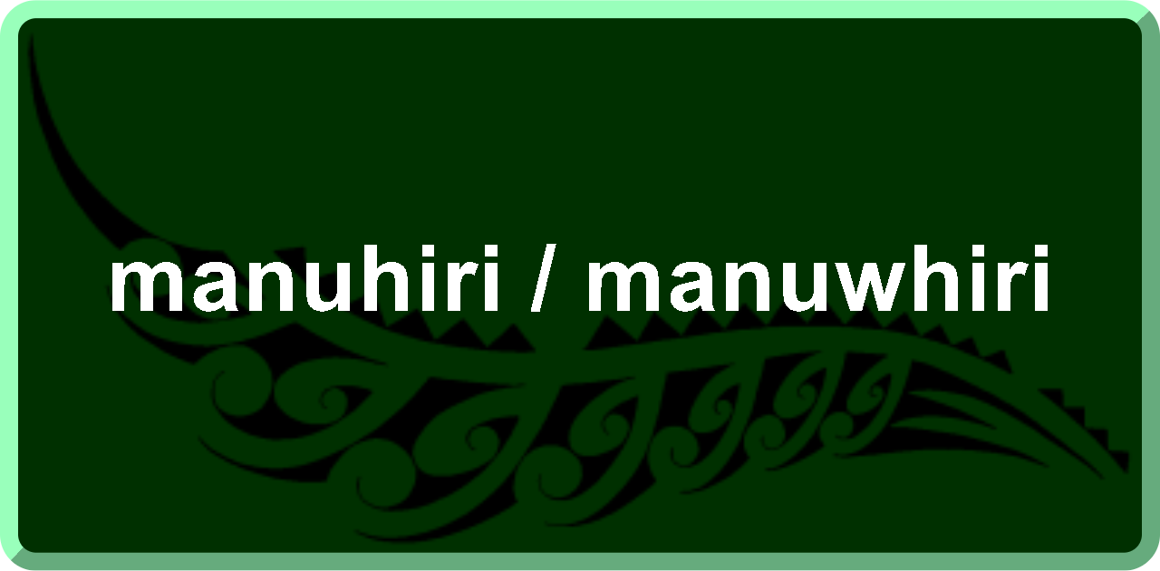 manuhiri / manuwhiri: visitors