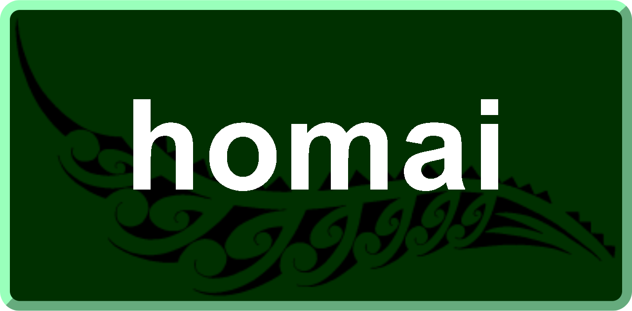 homai: pass/give (to me)